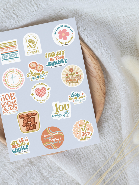 Joy Stickers – Finding Joy Craft Co